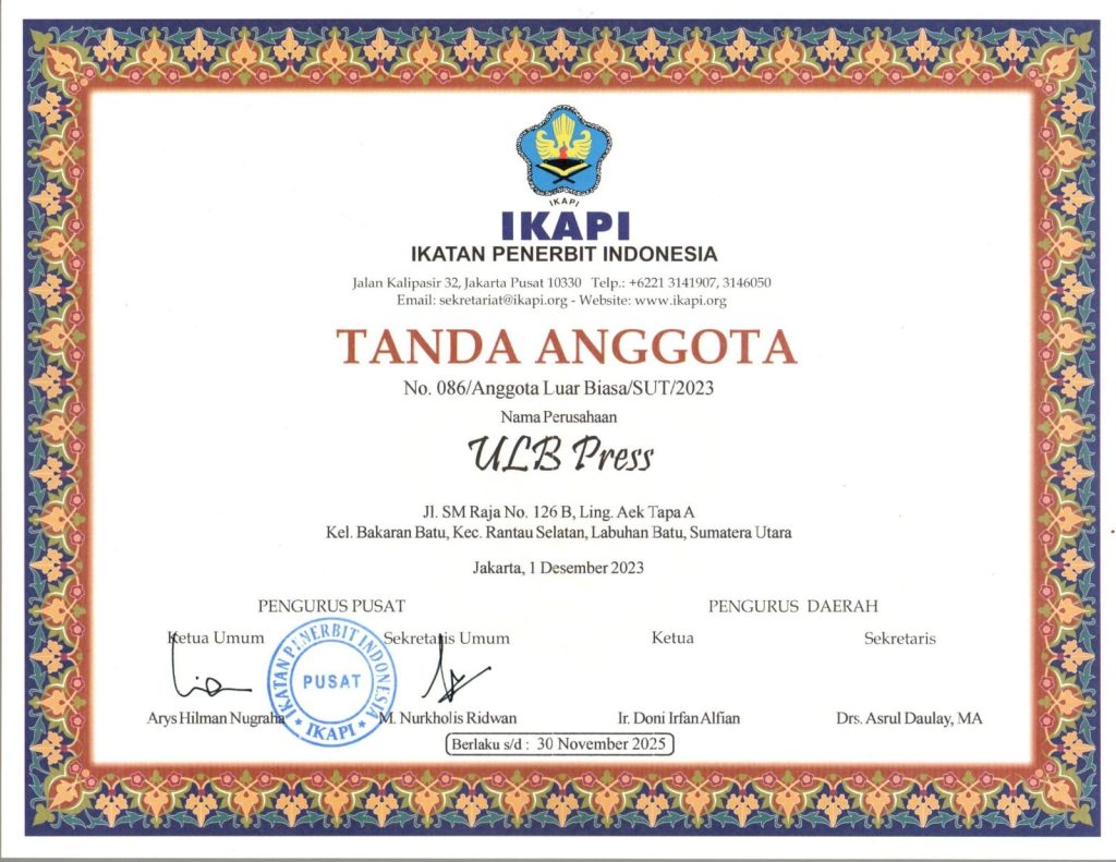 ULB Press Resmi Menjadi Anggota IKAPI – ULB PRESS